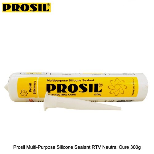 Prosil Multi-Purpose Silicone Sealant RTV Neutral Cure 300g (Clear ...