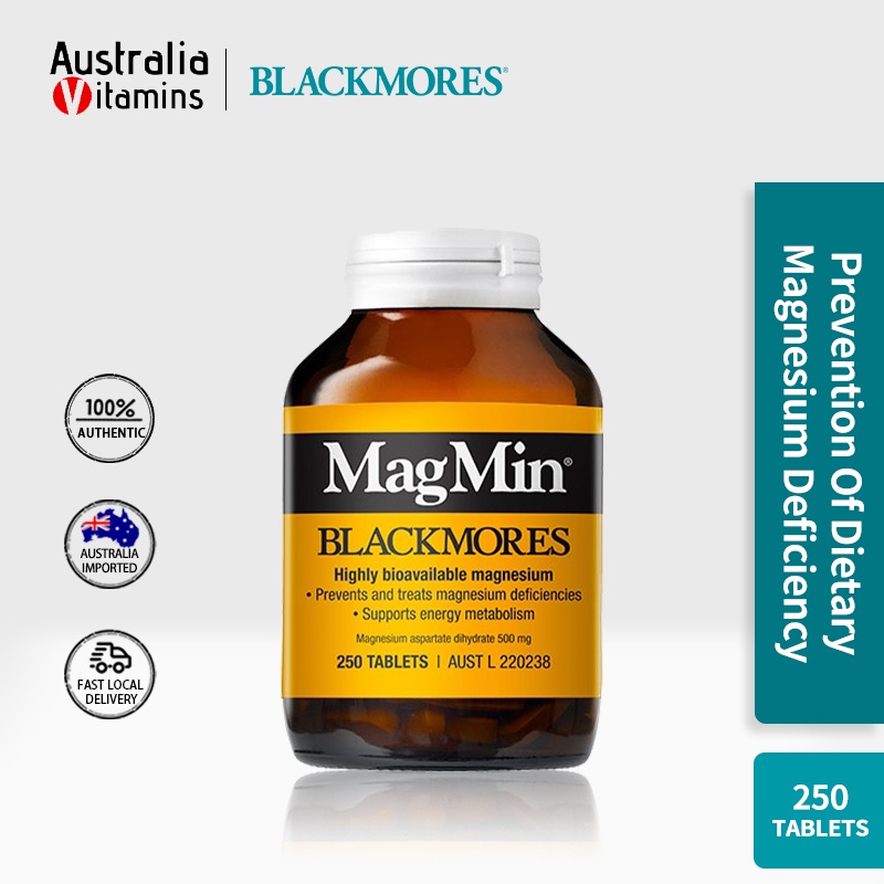 Blackmores MagMin 500mg 250 Tablets | Shopee Philippines