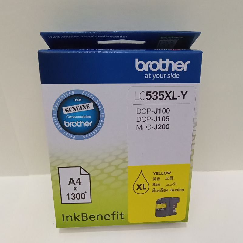 Brother LC539XL Black LC535XL CMY Genuine Ink Cartridge LC-539XL LC ...