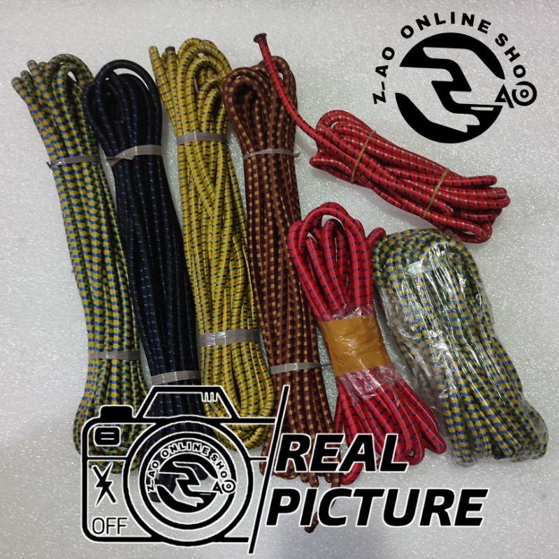 TENDA Strong Elastic Rubber String Rope 8mm diameter, Multifunction ...