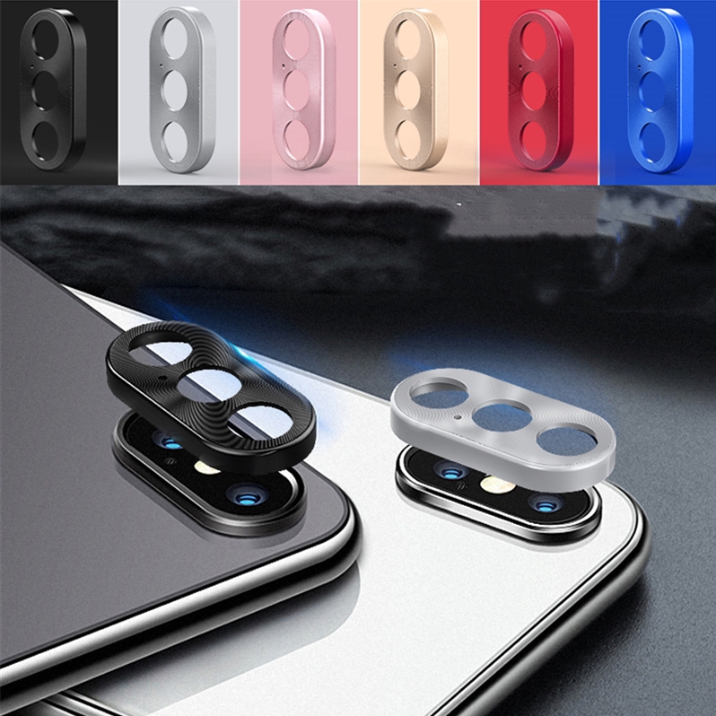 Camera Metal lens Protector film compatible for IPhone 7 8 Plus X XS ...