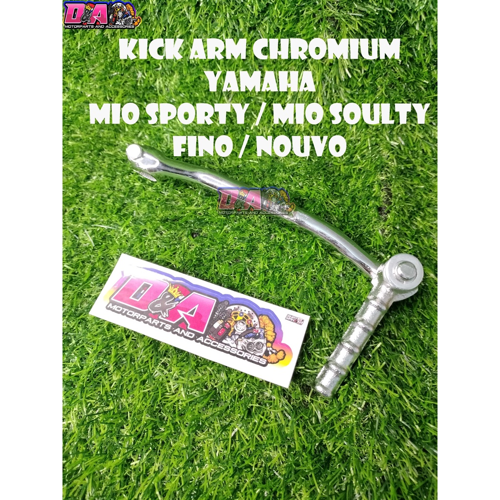 YAMAHA MIO SPORTY CHROME KICK ARM (CHROME) | Shopee Philippines