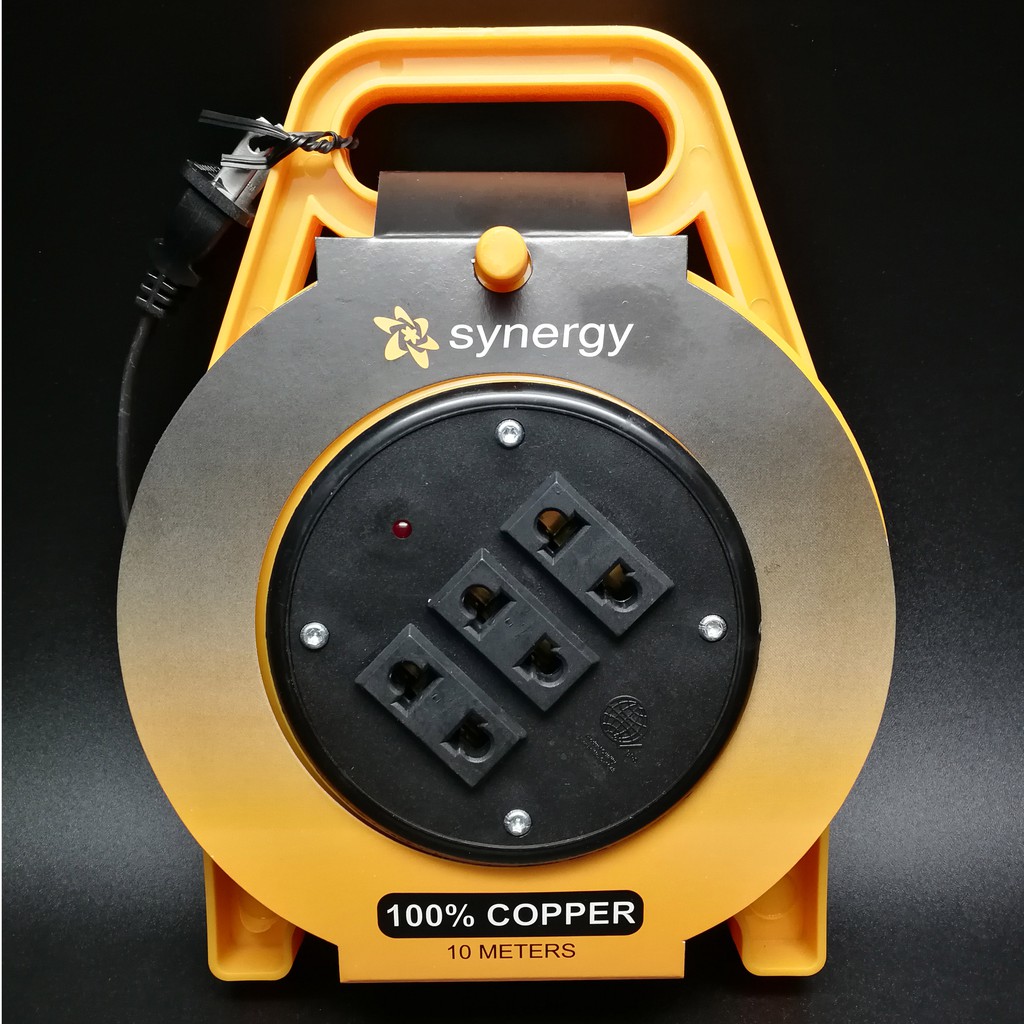 Synergy Extension Cord Wheel 10 Meters (WB-210) | Shopee Philippines