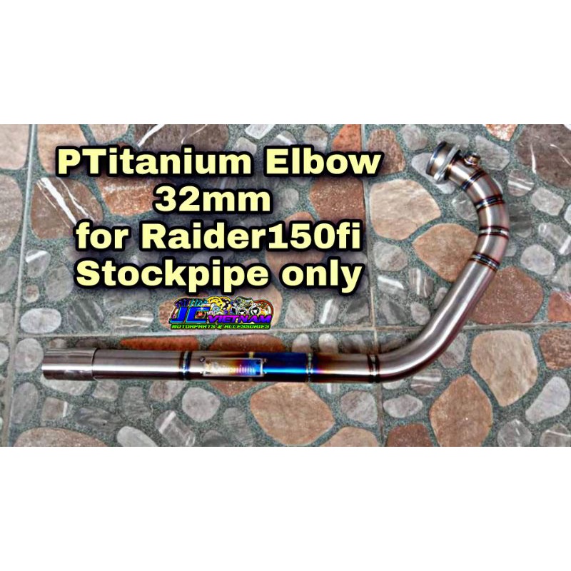Titanium Elbow 32mm for Raider 150 fi for stockpipe only | Shopee ...