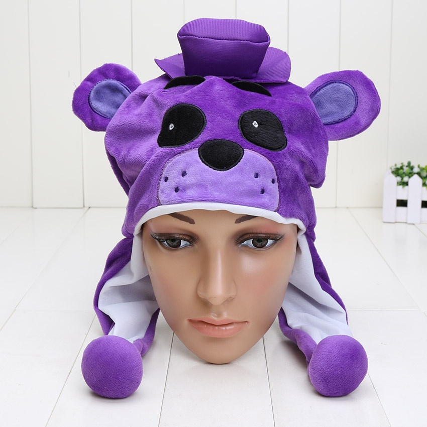 FNAF hat Five Nights At Freddy's Plush Freddy Fazbear foxy Cartoon ...