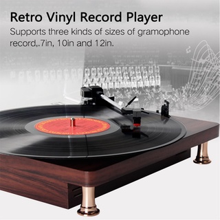 Portable Gramophone Vinyl Record Player Vintage Classic Turntable ...