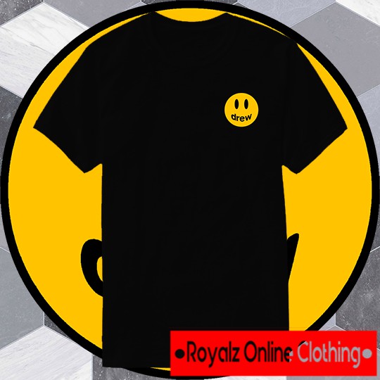 Drew Smiley Pocket Tee Graphic Shirt (Unisex For Men And Women ...