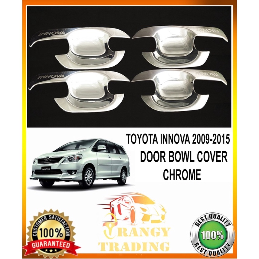 Toyota Innova 2005 to 2015 Door bowl cover chrome 2006 2007 2008 2009 ...