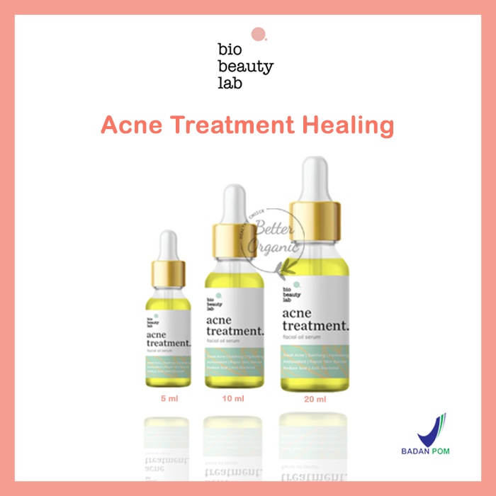 Bio BEAUTY LAB Acne Treatment Healing Facial Oil Serum - 5ml / 10ml ...