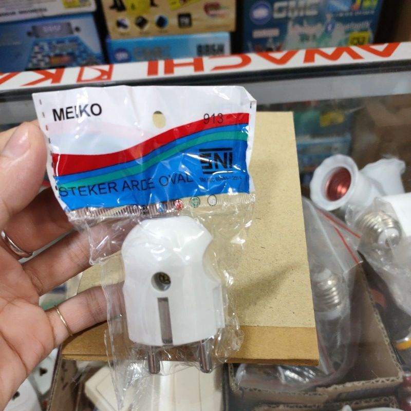 OVAL MEIKO SNI GROUND PLUG | Shopee Philippines