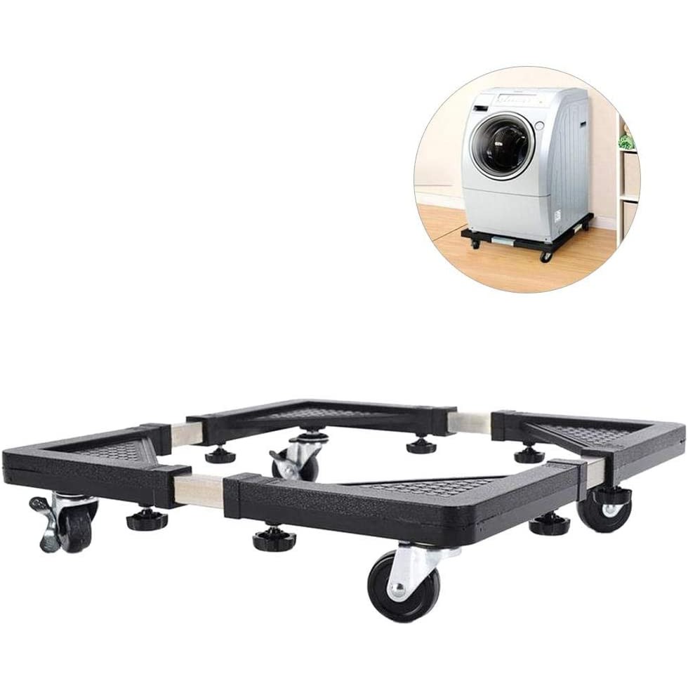 4 Foot Wheel Adjustable Washing Machine Base Refrigerator Bracket ...