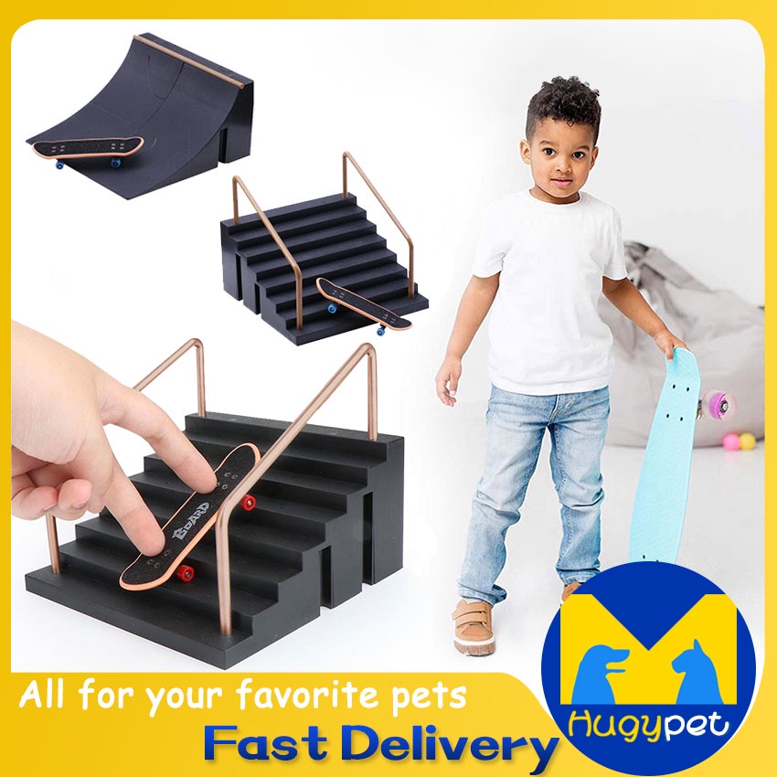 Finger Skateboards Skate Toy Tech Deck Skate Park Ramp Set Interior ...