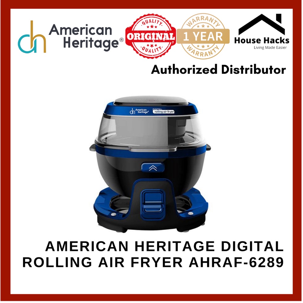 American Heritage Digital Rolling Air Fryer AHRAF-6289 (House Hacks ...