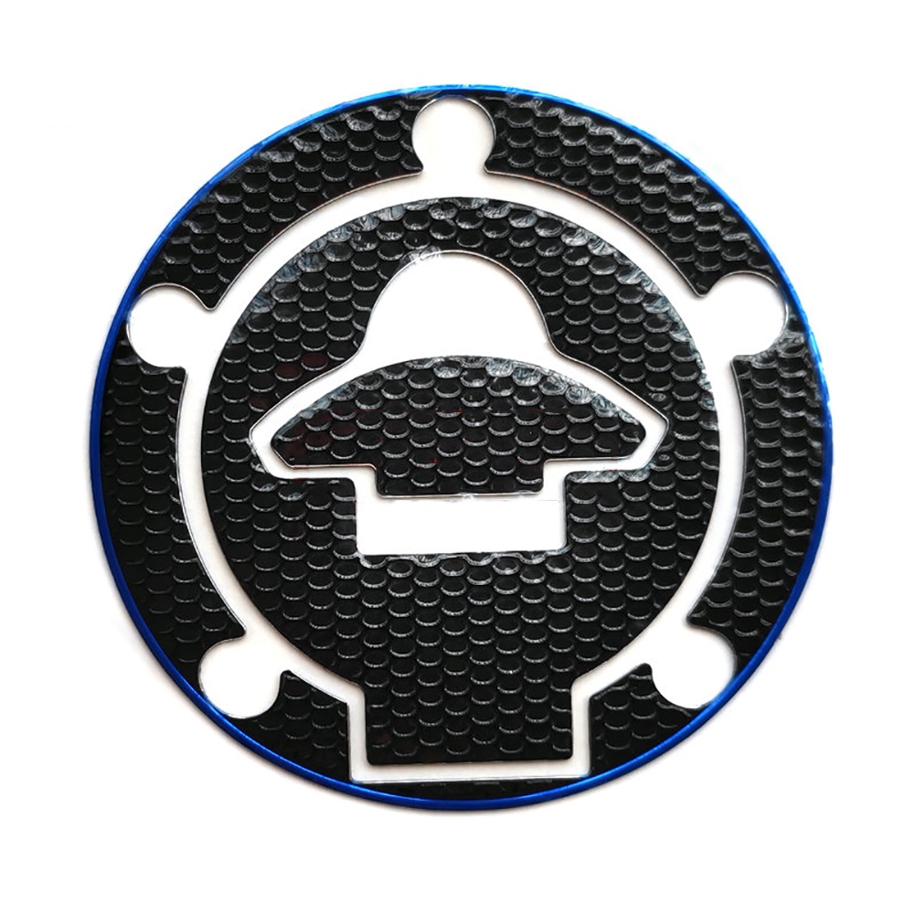 Motorcycle 3D Gas Oil Fuel Tank Cap Sticker Decal Cover Pad Protector ...