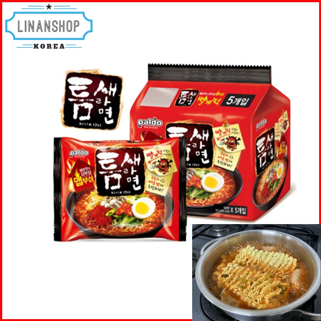 KOREA Paldo Teumsae Ramen 600g (1 Pack = 5 pcs) | Shopee Philippines