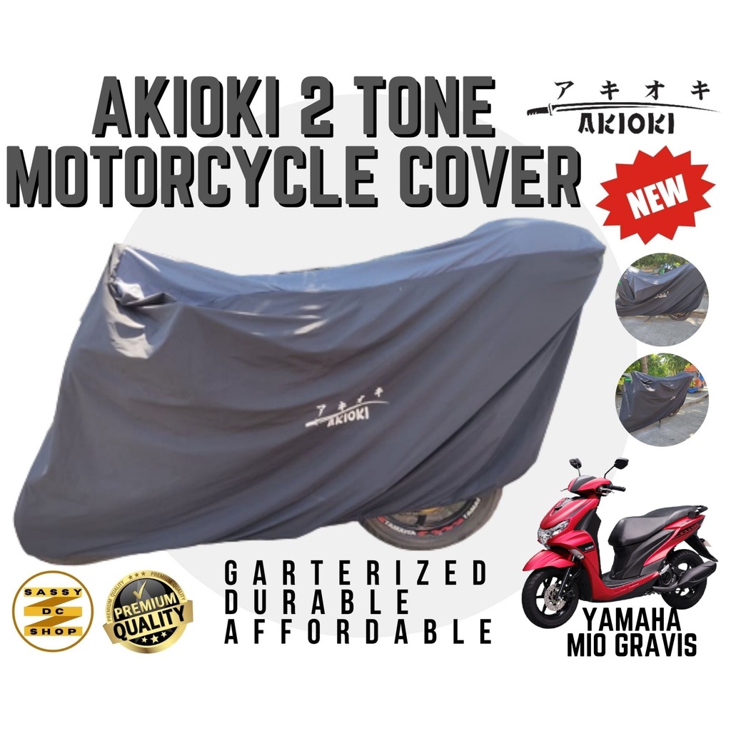 AKIOKI 2X MOTORCYCLE COVER FOR YAMAHA Mio Gravis | COD | ON HAND ...