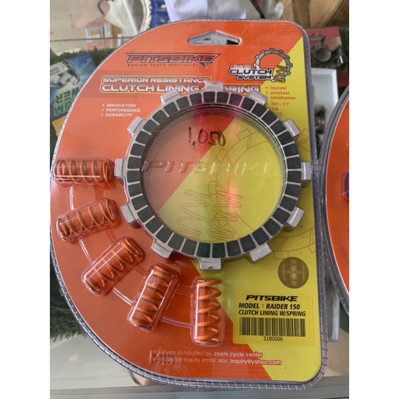 pitsbike Clutch spring with clutch Lining Raider150 | Shopee Philippines