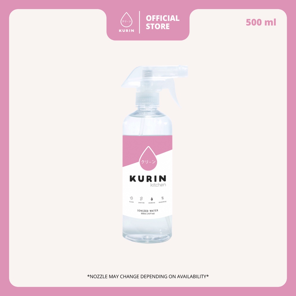 Kurin KITCHEN Super Ionized Cleaning Water Spray Bottle 500ml | Shopee ...