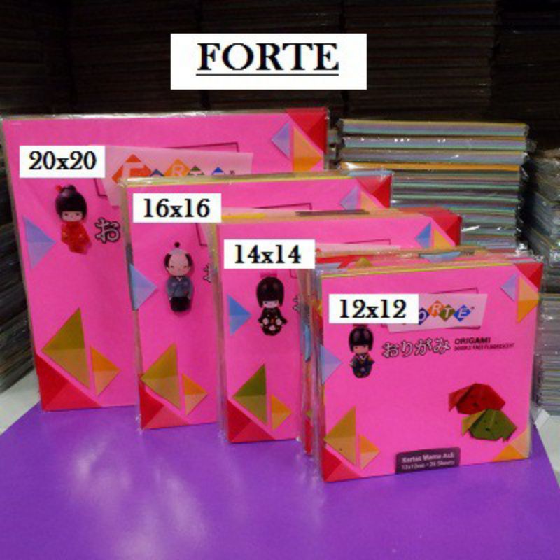 Origami Forte Folding Paper [ ECER ] | Shopee Philippines