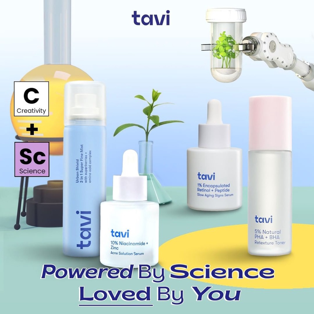 Beauty TAVI SERIES | Tavi 5% Retexture Toner - TAVI 10% Acne Solution ...