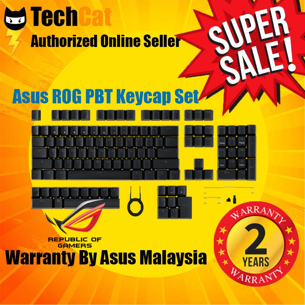 ASUS GAMING ACC ROG PBT KEYCAP SET AC03 | Shopee Philippines