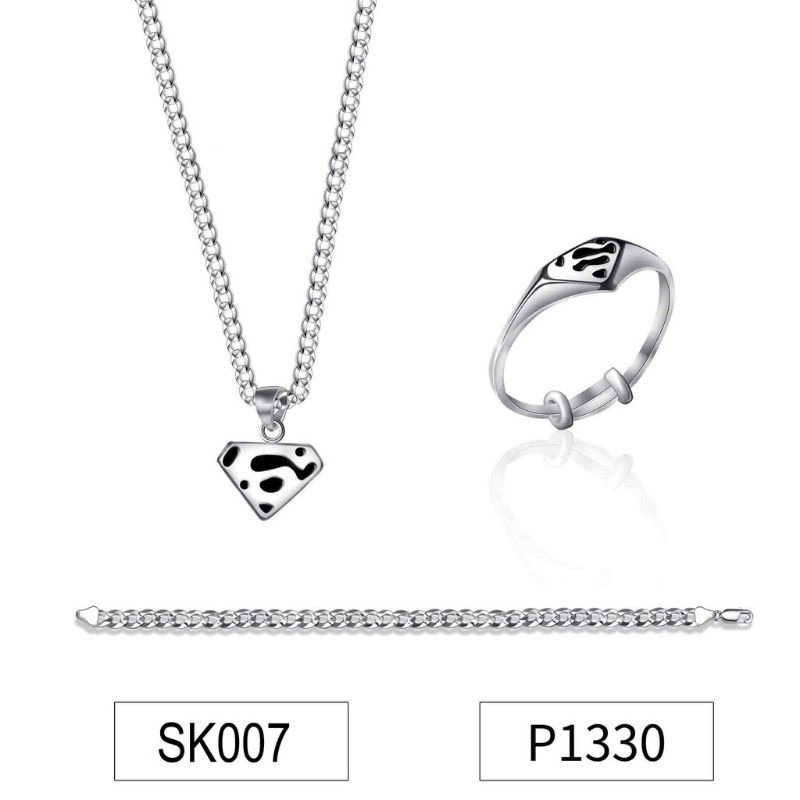 King's Silver Genuine 92.5% Sterling Silver SK007 kids set jewelries ...
