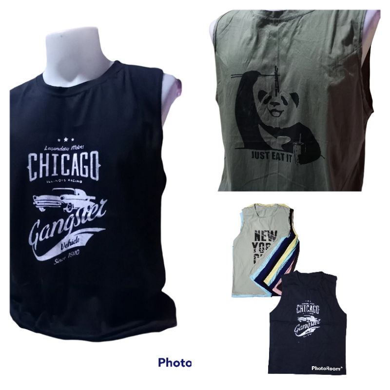 1 PC FOR ADULT MUSCLE SANDO ( FIT 2XL TO 3XL ) ANY COLORS/ANY DESIGN ...