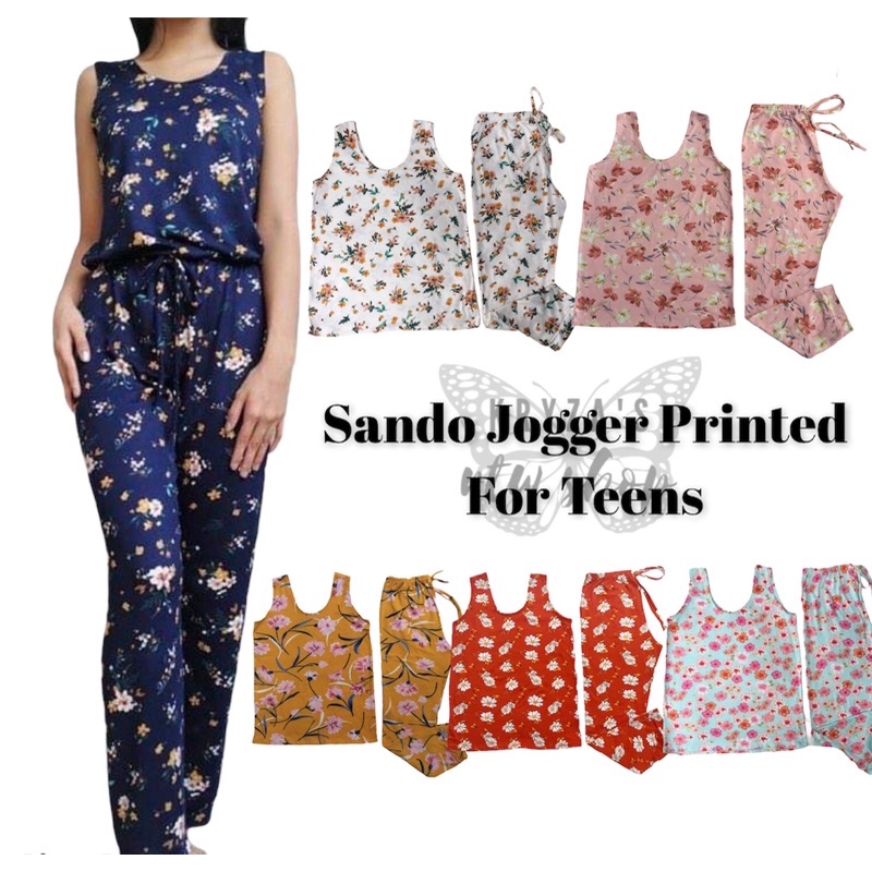 Sando Jogger Printed (For Teens) | Shopee Philippines