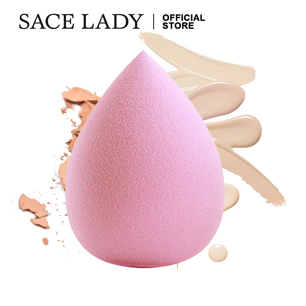SACE LADY Raindrop Shape Sponge Blender Makeup Foundation | Shopee ...