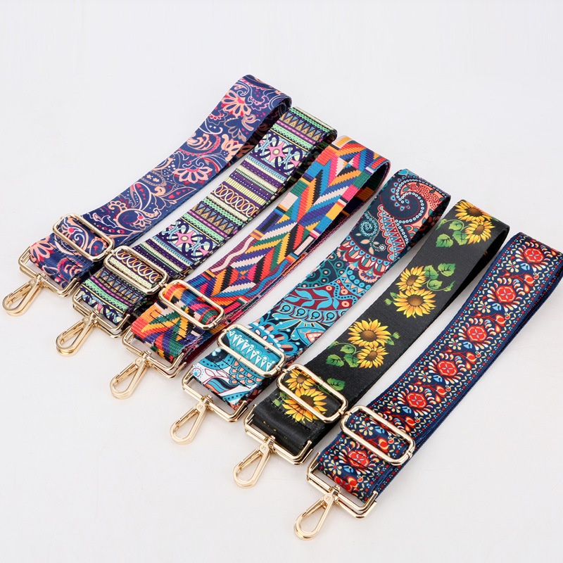 New Style Ethnic Style Wide Shoulder Strap Accessory Bag Strap Female ...