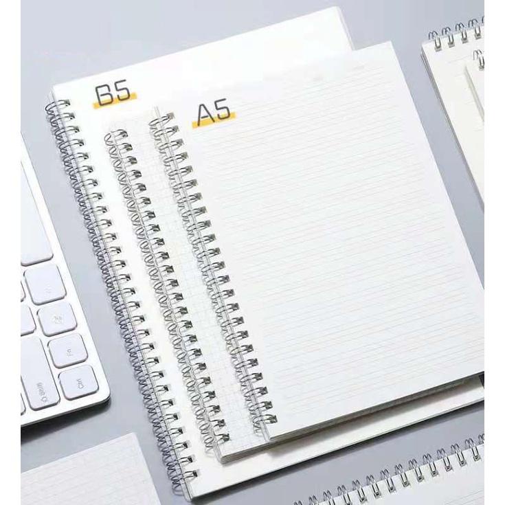 Minimalist Notebook WITHOUT rope grid, line, blank (A6,B5,A5) | Shopee ...