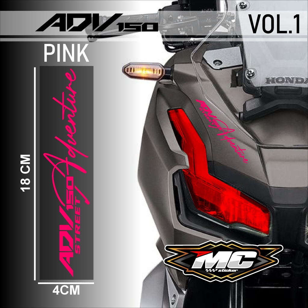 Cutting Sticker ADV 150 - Honda ADV 150 Motorcycle Variation Trim ...