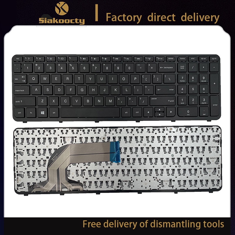Siakoocty FOR Hp 350 G1 350 G2 355 G1 355 G2 Keyboard Us 752928-001 ...