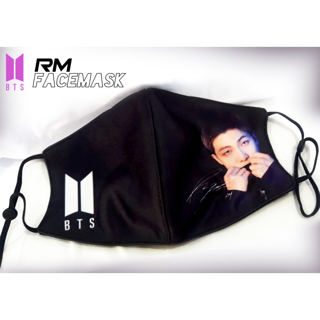 BTS FACEMASK Solo version water repellant Jimin park jungkook taehyung ...
