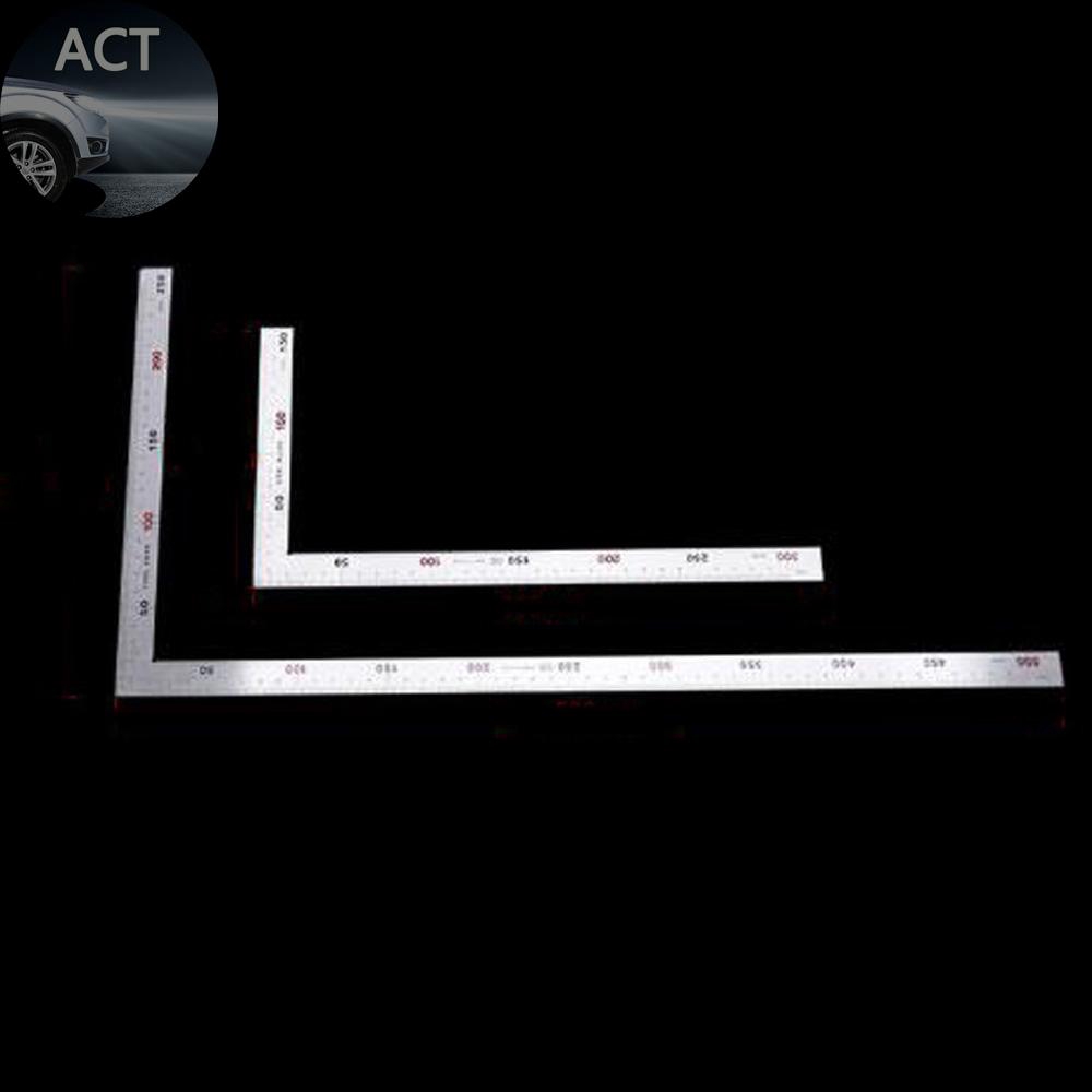 【ACT】L Square Angle Ruler Stainless Steel 300/500mm Scale Measuring ...