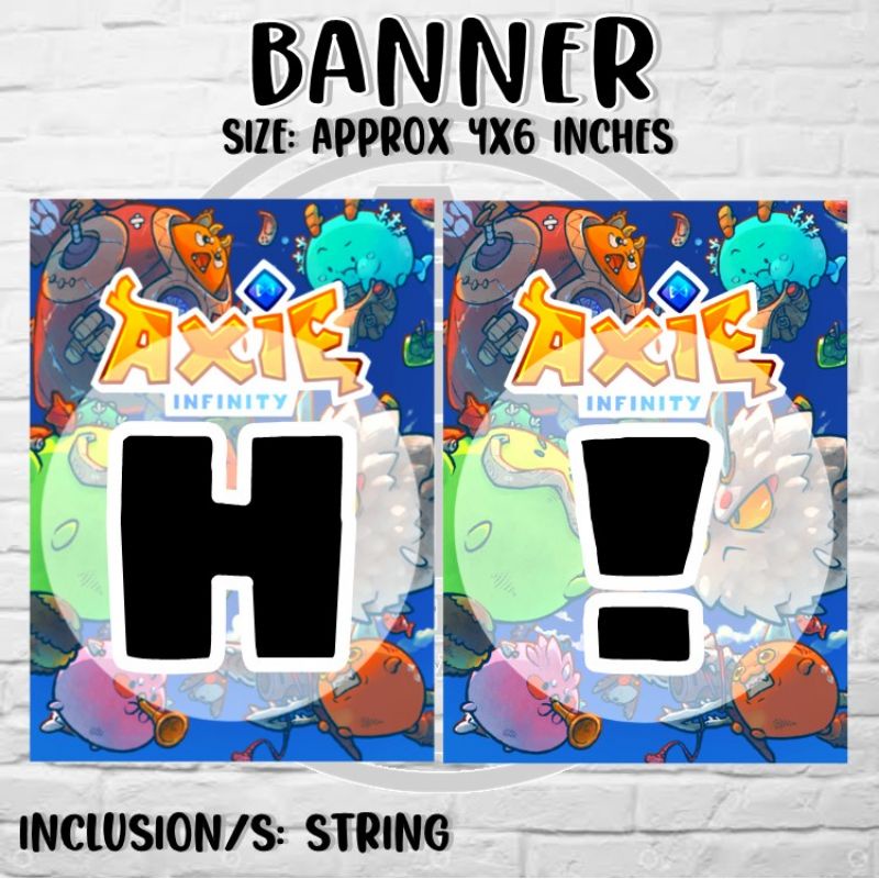 Axie infinity theme happy birthday banner | Shopee Philippines