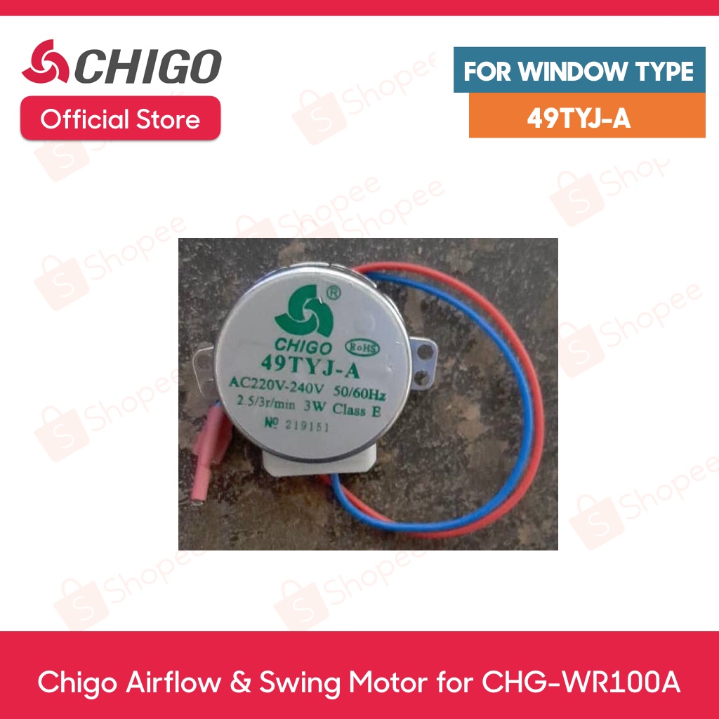 Chigo Air Flow & Air Swing Motor for 1HP Window Type Aircon CHG-WR100A ...