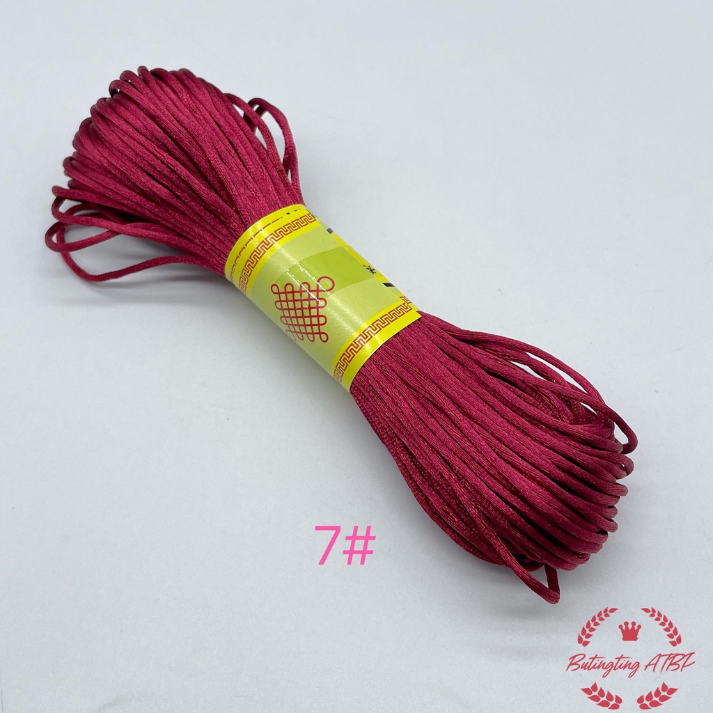 20 mete/ bundle 1.5mm Polyester Braided Long Rope DIY Chinese Knot ...