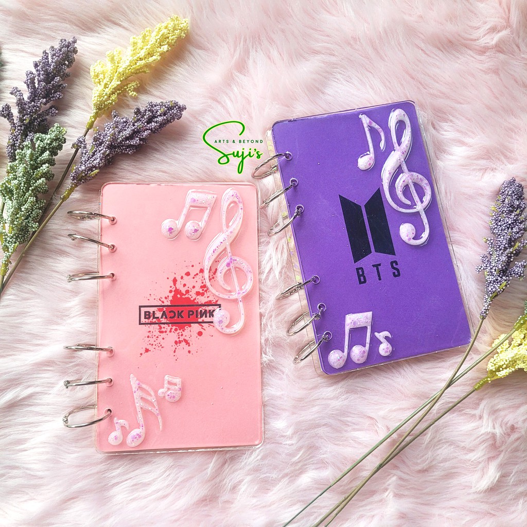 K-pop Resin A6 Notebook (Korean Inspired - Blackpink and BTS ...