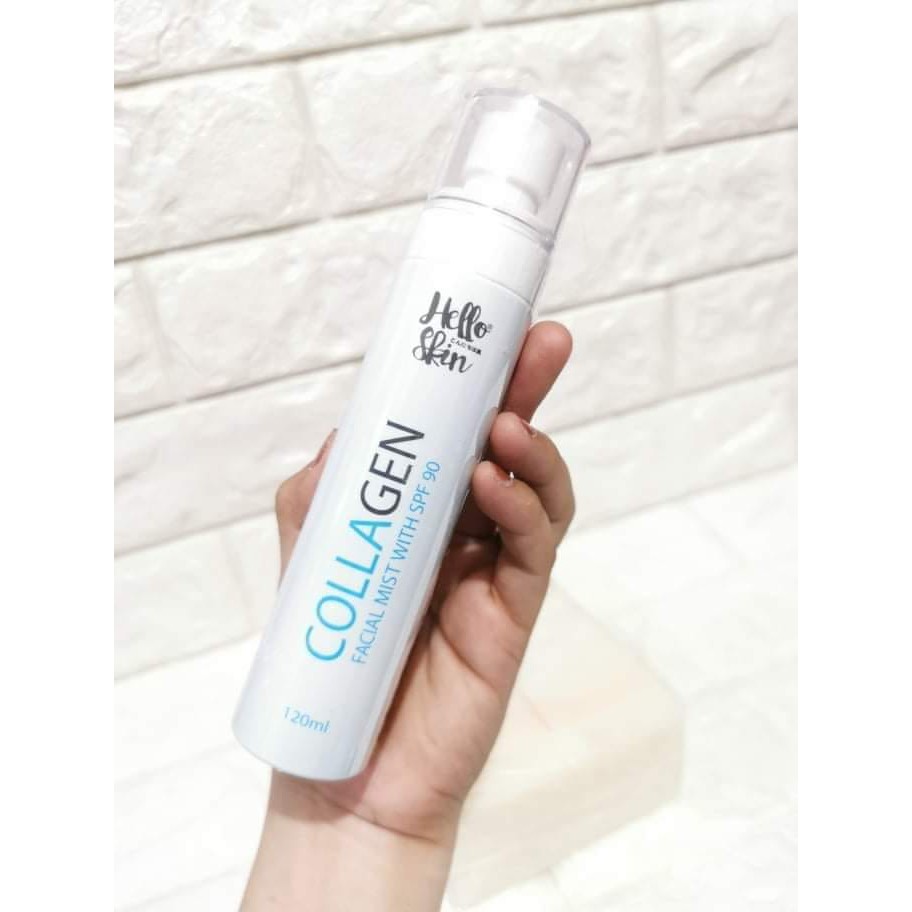 SALE! AUTHENTIC HELLO SKIN COLLAGEN FACIAL MIST with SPF 90 (new ...