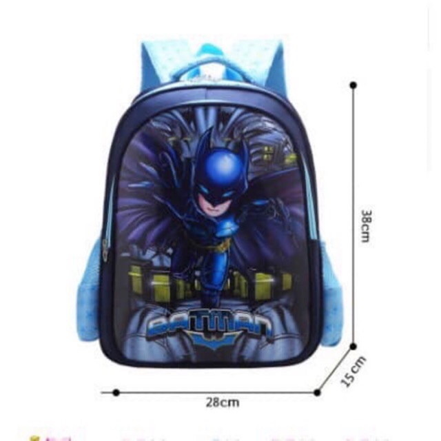 Batman superhero backpack for preschool and elementary school students ...