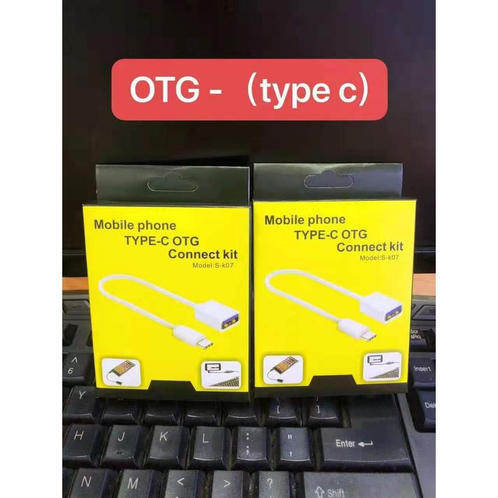 Mobile phone type-C OTG adapter connect kit | Shopee Philippines