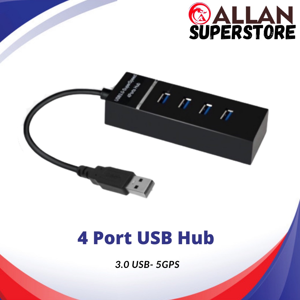 Allan Superstore 3.0 Usb Hub High Speed 5gbps With Led Indication 4 ...