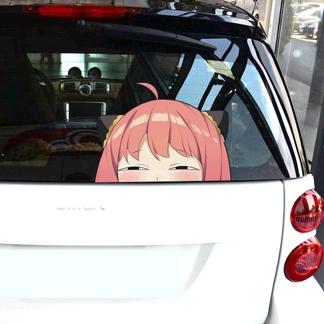 Anime SPYxFAMILY Anya Sticker Big waterproof funny car Sticker ...