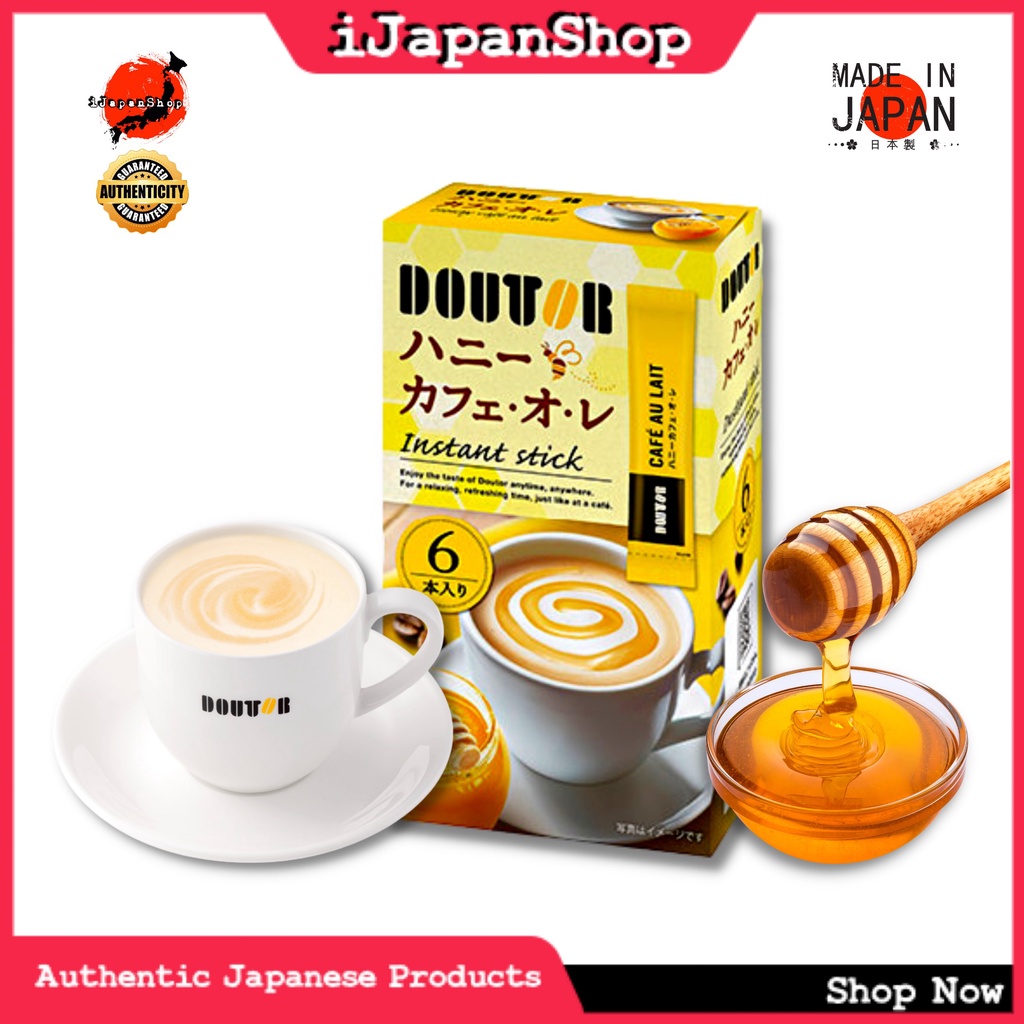 DOUTOR JAPAN CAFE AU LAIT INSTANT COFFEE STICK SERIES | Shopee Philippines