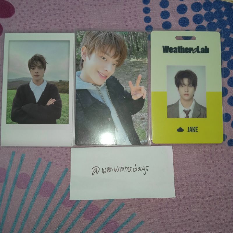 Enhypen PHOTOCARD PC JAKE IDC ID CARD SG22 SEASON GREETING SG 2022 ...
