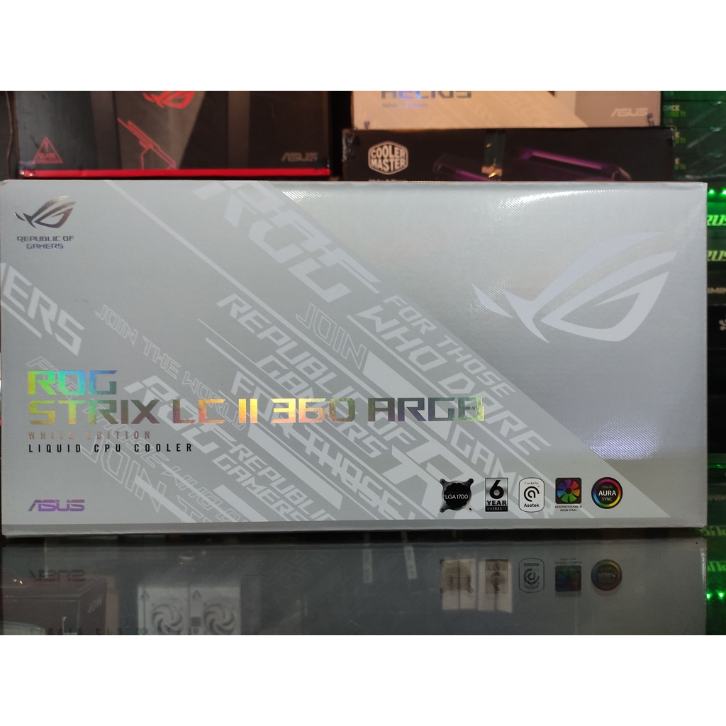 ASUS ROG Strix LC II 360 ARGB LGA1700 Support AIO Liquid Cooler - White ...