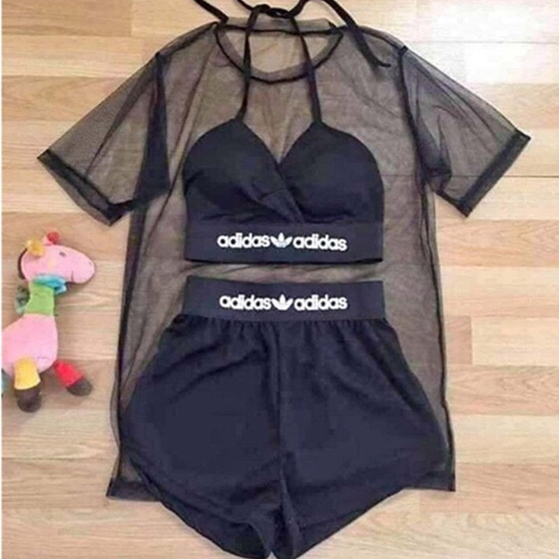 bangkok 3n1 sexy summer wear swimsuit (sitro top+bra+short) | Shopee ...