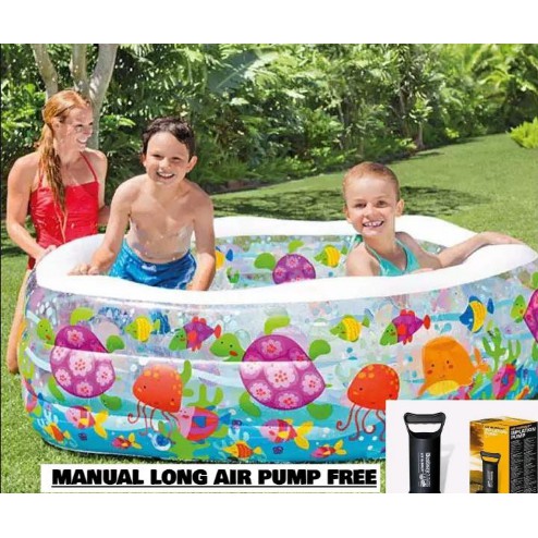 MINI912 2021New Arrival Intex 56493 Hexagon Swim Center Inflatable ...