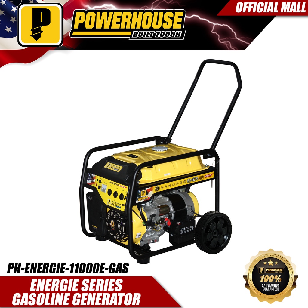 Powerhouse Energie Series Gasoline Generator Max Power 8.5 KW KVA 8 ...